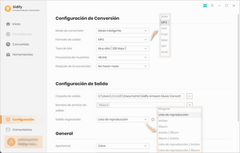 Gracias por instalar Sidify Amazon Music Converter para Windows