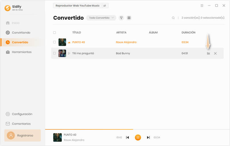 [Oficial] YouTube Music Converter - Guarda YouTube Music como MP3 | Sidify